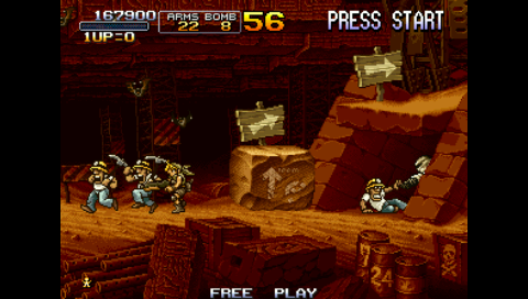 Screenshot of Metal Slug: Anthology (PSP, 2006) - MobyGames