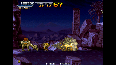 Screenshot of Metal Slug: Anthology (PSP, 2006) - MobyGames