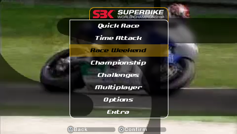 Screenshot of SBK: Superbike World Championship (PSP, 2008) - MobyGames