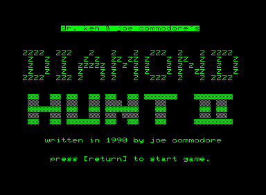 Screenshot of Diamond Hunt II (Commodore PET/CBM, 1990) - MobyGames