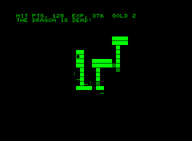 Screenshot of Dungeon (Commodore PET/CBM, 1979) - MobyGames