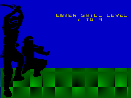 Screenshot of Saboteur (ZX Spectrum, 1986) - MobyGames