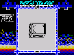 Screenshot of Dziurak: DeLuxe (ZX Spectrum, 2015) - MobyGames