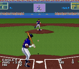 Screenshot of The Sporting News Baseball (SNES, 1994) - MobyGames