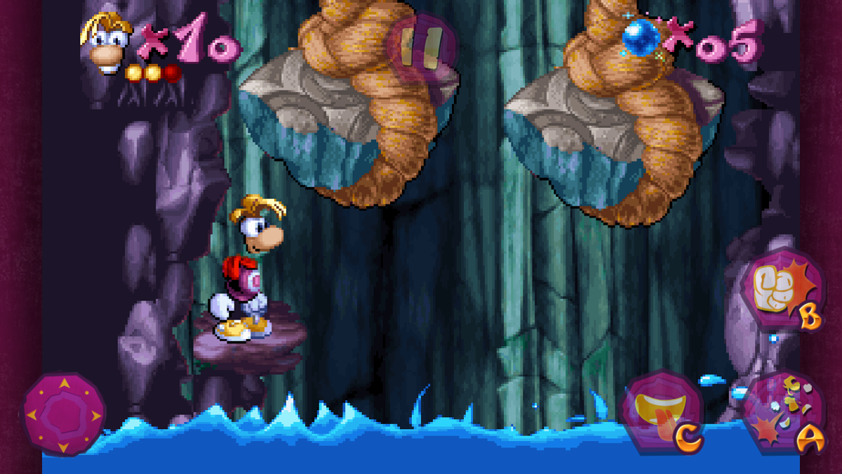 Screenshot of Rayman (Android, 1995) - MobyGames