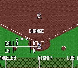 Screenshot of The Sporting News Baseball (SNES, 1994) - MobyGames
