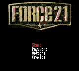 Screenshot of Force 21 (Game Boy Color, 2000) - MobyGames