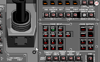 Screenshot of Shuttle: The Space Flight Simulator (Amiga, 1992) - MobyGames