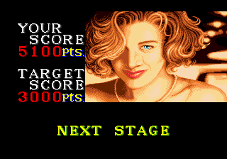 Screenshot of Side Pocket (Genesis, 1986) - MobyGames