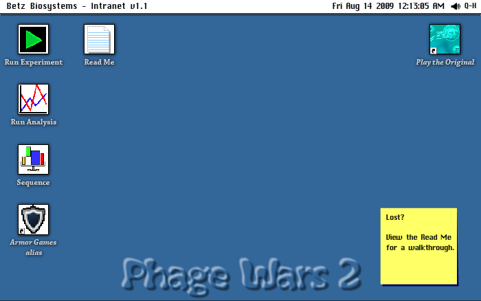 Screenshot of Phage Wars 2 (Browser, 2009) - MobyGames