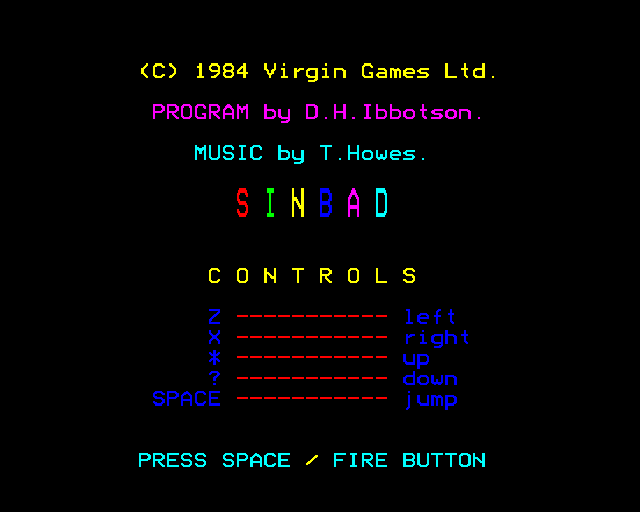 Sinbad (1984) - MobyGames