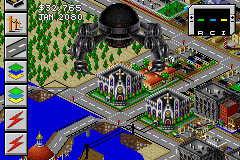 Screenshot of SimCity 2000 (Game Boy Advance, 1993) - MobyGames