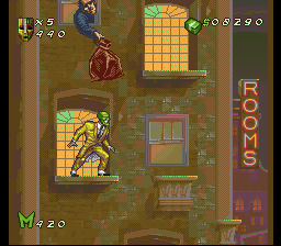 Screenshot of The Mask (SNES, 1995) - MobyGames