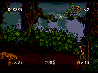 Screenshot of Pitfall: The Mayan Adventure (SEGA CD, 1994) - MobyGames