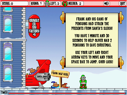 Screenshot of Adventure Elf (Browser, 2003) - MobyGames