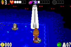 Screenshot of The Adventures of Jimmy Neutron: Boy Genius Vs. Jimmy Negatron (Game Boy Advance ...