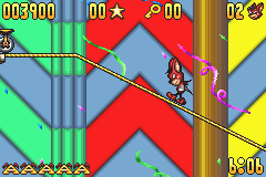 Screenshot of Aero the Acro-Bat (Game Boy Advance, 1993) - MobyGames