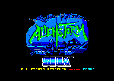 Screenshot of Alien Storm (Amstrad CPC, 1990) - MobyGames