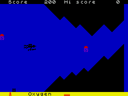 Screenshot of Aquarius (ZX Spectrum, 1983) - MobyGames
