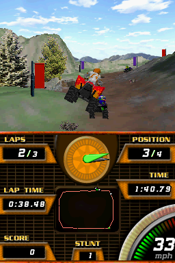 Screenshot of ATV Quad Frenzy (Nintendo DS, 2005) - MobyGames