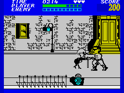 Screenshot of Bad Street Brawler (ZX Spectrum, 1987) - MobyGames