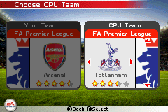 Screenshot of FIFA Soccer 2005 (Game Boy Advance, 2004) - MobyGames