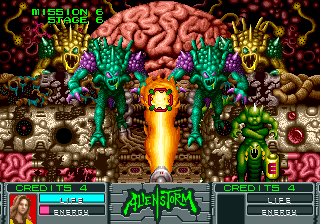 Screenshot of Alien Storm (Arcade, 1990) - MobyGames