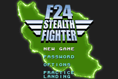 Screenshot of F24 Stealth Fighter (Game Boy Advance, 2006) - MobyGames