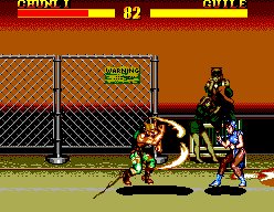 Screenshot of Street Fighter II: Champion Edition (SEGA Master System ...