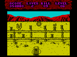 Screenshot of Shoot-Out (ZX Spectrum, 1988) - MobyGames