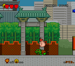 Screenshot of Super Bonk (SNES, 1994) - MobyGames