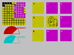 Screenshot of Survival (ZX Spectrum, 1984) - MobyGames