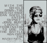 Screenshot of T2: Terminator 2 - Judgment Day (Game Boy, 1991) - MobyGames