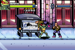 Screenshot of TMNT (Game Boy Advance, 2007) - MobyGames