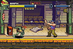 Screenshot of TMNT (Game Boy Advance, 2007) - MobyGames