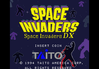 Screenshot of Space Invaders DX (Arcade, 1994) - MobyGames
