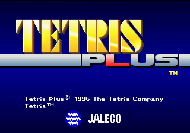 Screenshot of Tetris Plus (SEGA Saturn, 1996) - MobyGames