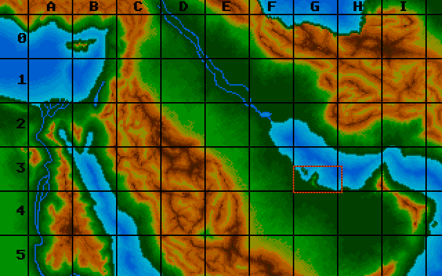 Screenshot of Air Force Commander (DOS, 1992) - MobyGames