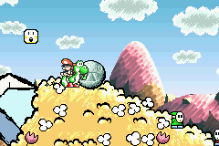 Screenshot of Yoshi's Island: Super Mario Advance 3 (Game Boy Advance ...