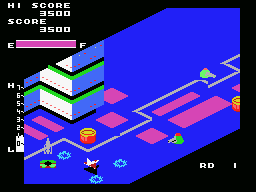 Screenshot of Zaxxon (MSX, 1982) - MobyGames