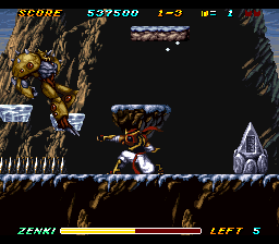 Screenshot of Kishin Dōji ZENKI: Battle Raiden (SNES, 1995) - MobyGames