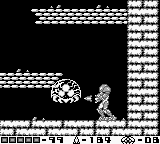 Screenshot of Metroid II: Return of Samus (Game Boy, 1991) - MobyGames