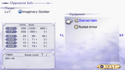Screenshot of Dissidia: Final Fantasy (PSP, 2008) - MobyGames