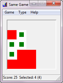 Screenshot of Same Game (Windows, 2005) - MobyGames