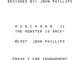 Munchman II (1987) - MobyGames