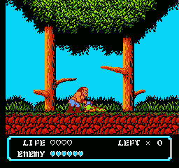 Screenshot of Moon Crystal (NES, 1992) - MobyGames