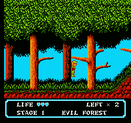 Screenshot of Moon Crystal (NES, 1992) - MobyGames