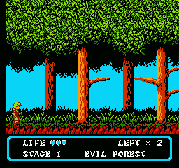 Screenshot of Moon Crystal (NES, 1992) - MobyGames