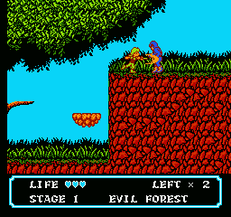 Screenshot of Moon Crystal (NES, 1992) - MobyGames