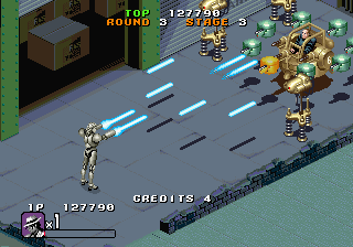 Screenshot of Michael Jackson's Moonwalker (Arcade, 1990) - MobyGames